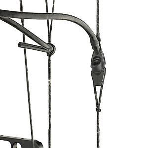 Peep Sight Tubing for Compound Bow Pull line peep Sight Silicone Peep Sight Tubing Replacement with 5 Size Inner Core 6X/8X Clarifier Aperture Lens (Green, 6X)