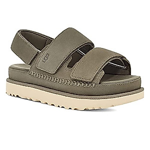 UGG Women's GOLDENSTAR Slingback Sandal, Moss Green, 7