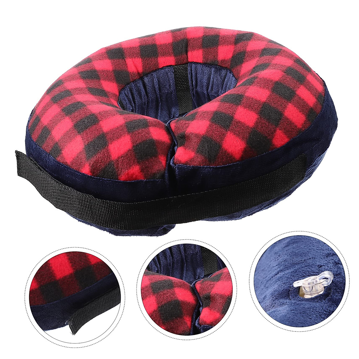 BESPORTBLE 2pcs Elizabeth Adjustable Pet Puppy Surgery Supply Dog Pet Pet Neck Pillow Cat Accessory Cat Recovery Supply Cat PVC Spine Collars