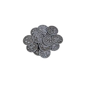 The Broken Token Prop Coins - 25mm Bronze Mythological Monsters Themed Replica Coins Pack of 12, Fantasy and Novelty Coins