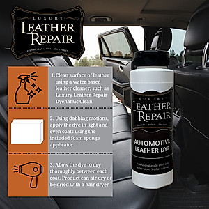 Luxury Leather Repair Automotive Leather Vinyl Repair Dye Color Restorer Compatible with MERCEDES Interiors & Accessories – Easy DIY Leather Dye (Wheat, 8oz)