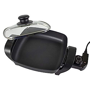 Nesco, Black, ES-08, Electric Skillet, 8 inch, 800 watts