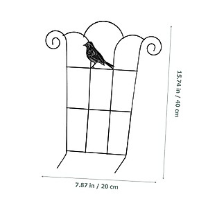 English Cucumbers 5pcs Plant Climbing Frame Orchid Plant Rose Plant Outdoor Fencing Indoor Trellis English Cucumbers Iron Green Plant Support Garden Fencing Plant Stake Support