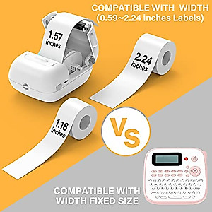 MARKLIFE Label Maker Machine with Tape Barcode Label Printer - Mini Portable Bluetooth Thermal Labeler for Address Clothing Jewelry Retail Barcode Compatible Phones &PC