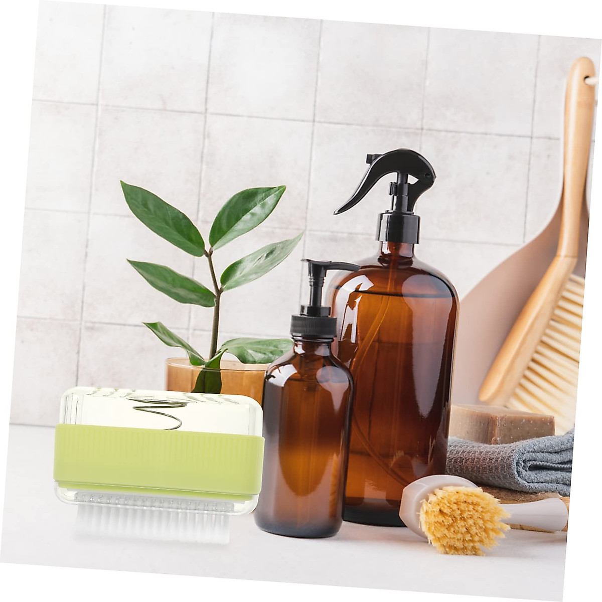 Cabilock 4pcs Box Soap Foaming Box Bubble Soap Bathroom Soap Dish Soapdish Soap Foaming Container Soapbox Bar Soap Soaps Travel Soap Case Laundry Soap Dispenser Pp Roller Laundry Brush