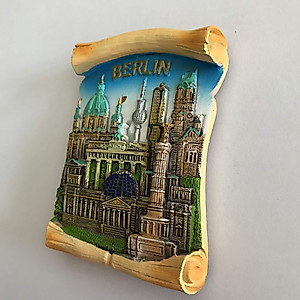 Berlin Germany 3D Refrigerator Magnet Travel Sticker Souvenirs Home & Kitchen Decoration Berlin Fridge Magnet from China