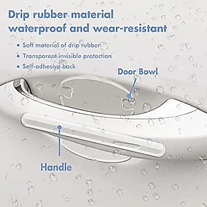 SHERY Car Door Handle Scratch Protector Car Door Film Stickers for Protective Car Car Door Handle Cup Protector Films 8 Pcs