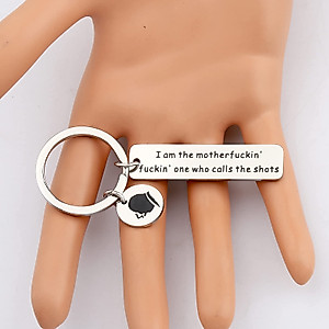 FOTAP Sopranos TV Show Inspired Keychain Sopranos Fan Gift TV Show Lover Gifts TV Show Fandom Gifts (Shots Keychain)