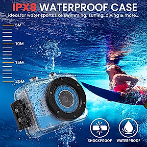 Gear Pro Sports Action Camera - HD 1080P Mini Camcorder w/ 12 MP Cam, 2.4" Touch Screen USB SD Card HDMI, Battery - Waterproof Case, USB Cable, Wireless Remote Control, Mount - Pyle GDV285BL (Blue)