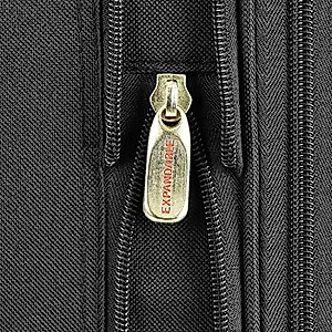 U.S. Traveler New Yorker Lightweight Softside Expandable Travel Rolling Luggage, Blue, 4-Piece Set (15/21/25/29)