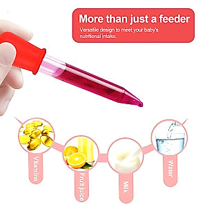 10 Pcs Liquid Droppers Pipettes with 1 Cleaning Brush, 5ML Silicone and Plastic Eyedropper Transfer Pipette with Scale for Children Kids Medicine Science Candy Gummy Molds Crafts (Multicolour)