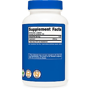 Nutricost Huperzine A Capsules 200mcg, 240 Capsules - Non-GMO, Vegetarian Friendly