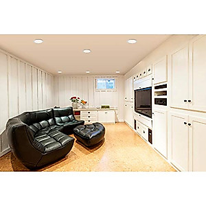 Westinghouse 5141100 11 Watt (80 Watt Equivalent) 5-6 Inch Recessed LED Downlight with Color Temperature Selection, Dimmable, Energy Star, Medium Base, White Trim