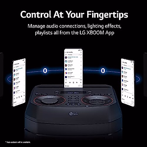 LG RNC5 XBOOM Audio System with Bass Blast