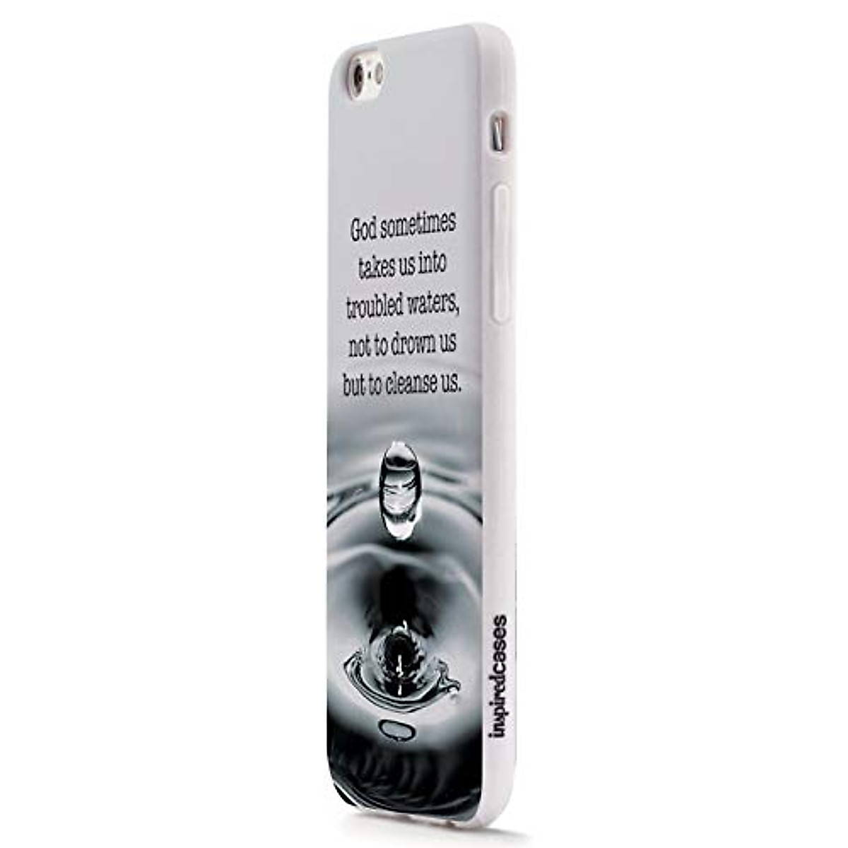 Inspired Cases - 3D Textured Galaxy Note 10 Plus Case - Rubber Bumper Cover - Protective Phone Case for Samsung Galaxy Note 10 Plus - Troubled Waters God Religion Inspirational Quote