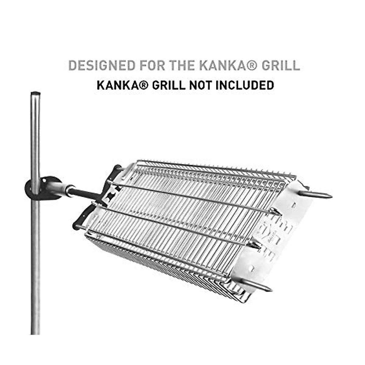KANKA Grill XL Grill Basket. DOUBLE the size of regular baskets! 100% Stainless Steel