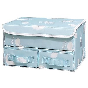 ABOOFAN Drawer Foldable Organizer Underwear Boxes Socks Holder Closet Divider Storage Box for Underwear Bra Socks Lingerie Ties Pants Organizer