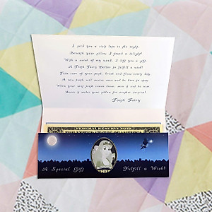 The Official Tooth Fairy Dollar Gift Package: Removable Portrait Seal on Genuine Uncirculated USD. Tooth Fairy Visit Gift Idea. Official Letter from The Tooth Fairy. Lost Tooth Gift