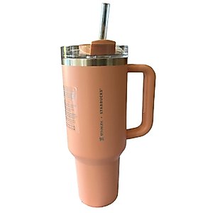STANLEYxStarbucks Exclusive Stainless Steel Tumbler | 40 OZ Peach/Pink