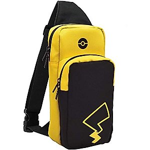 Nintendo Switch Adventure Pack (Pikachu Edition) Travel Bag by HORI - Officially Licensed by Nintendo & Pokemon