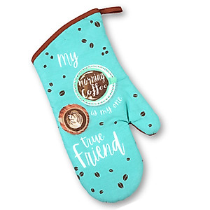 Home Collection Chef-Themed Kitchen Mitts, Pot Holder, & Kitchen Towels Set (Red)