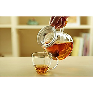 Hiware 600ml Coffee Server, Standard Glass Coffee Carafe, Coffee Pot, Clear