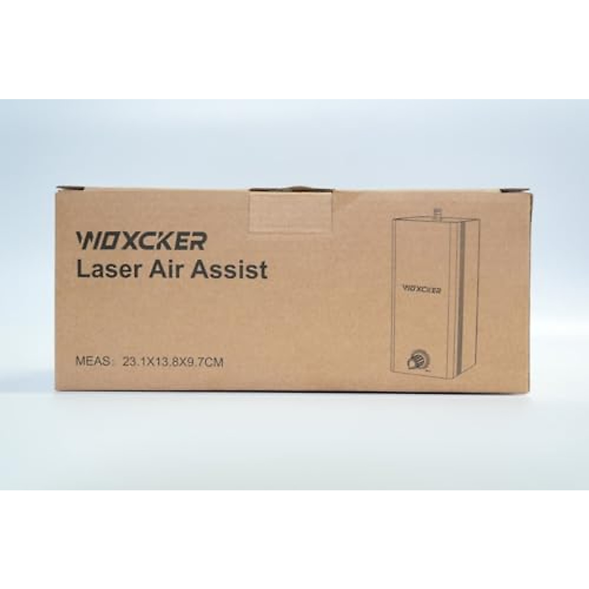Woxcker Air Assist 30L/min Adjustable Air Assist Pump Kit for Cutting and Engravers, Removes Smoke and Dust/Reduces Surface Temperature/Protects Module, Suitable for Most Engravers