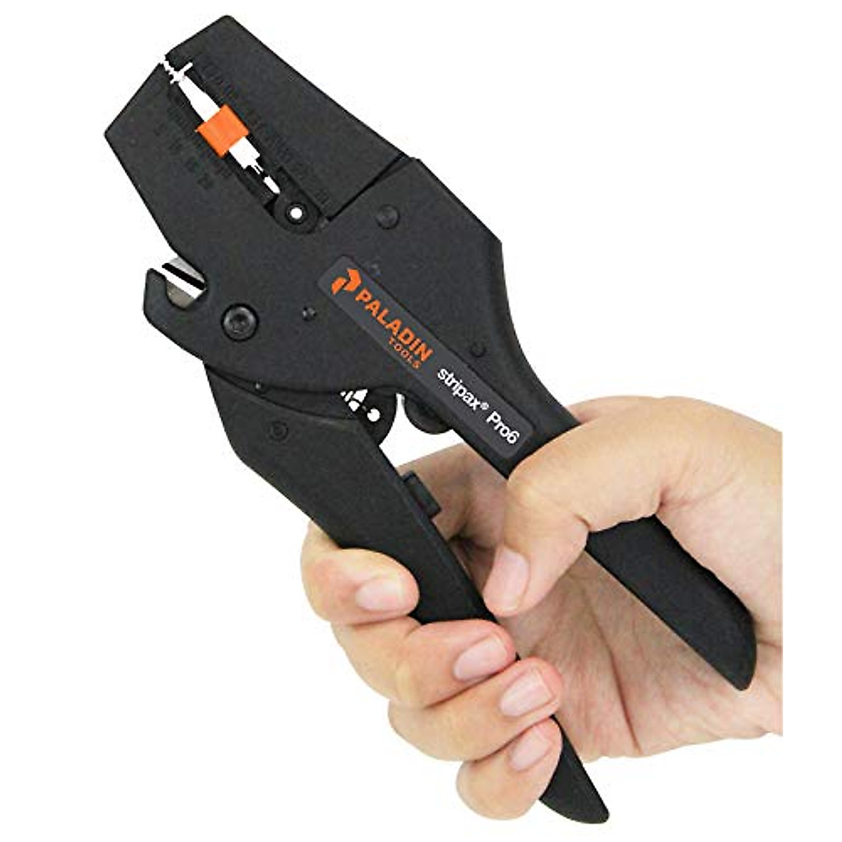 Paladin Tools STRIPAX PRO 6 Wire Stripper Tool | Premium Wire Cutter | 28-10 AWG | THHN/THHW Insulation | Professional Grade (2023 Model)