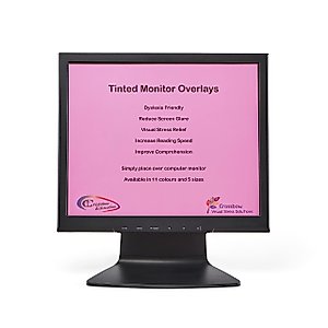 Crossbow Education 17-Inch Monitor Overlay - Magenta