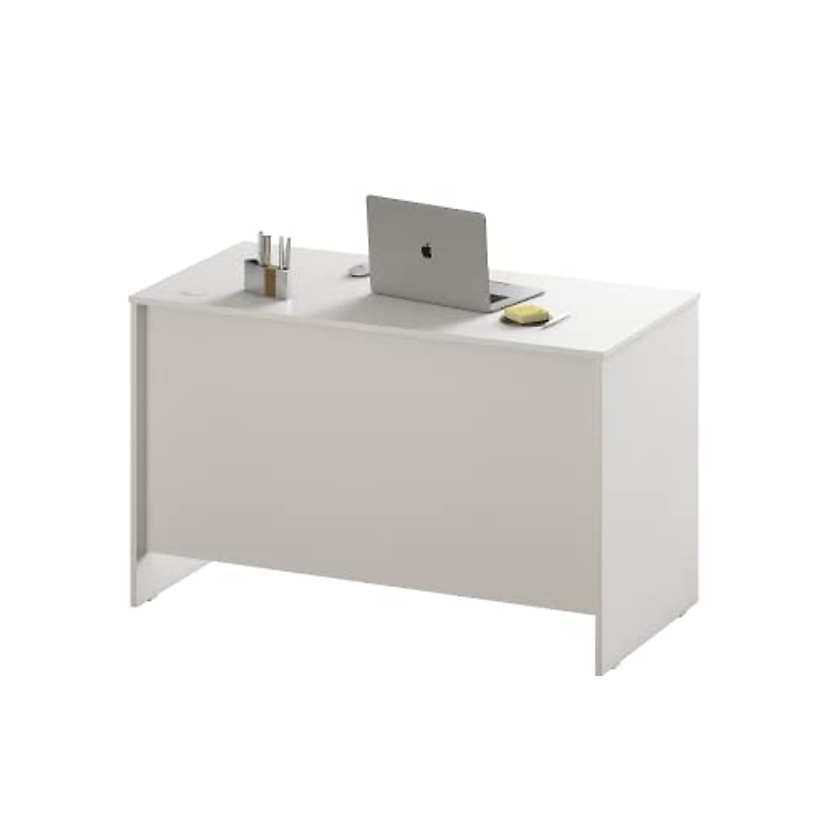 Fineboard, White Made in USA 47" Inch Home Office Desk Computer Writing Table, 47 Inch