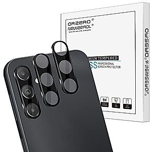 (3 Pack) Orzero Compatible for Samsung Galaxy A14 5G Camera Lens Protector, Tempered Glass 9 Hardness HD Anti-Scratch Bubble-Free (Lifetime Replacement)