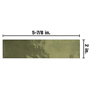 Merola Tile Coco Glossy Moss Verde 2" x 5-7/8" Porcelain Wall Tile