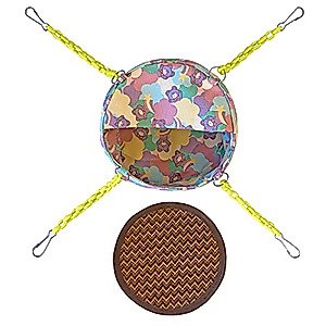 Ymid Select Multi-Purpose Small Pet Cage Hammock, Sugar Glider Bed Hammock Set Rat Bed Guinea Pig Cage Accessories Bedding Cozy Ferret Tunnel Cave Small Animals Bed for Chinchilla Parrot Hamster