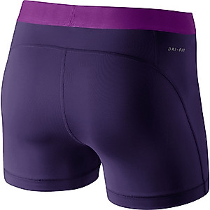 Nike Womens Pro Three-Inch Short Court Purple/Vivid Purple MD 3