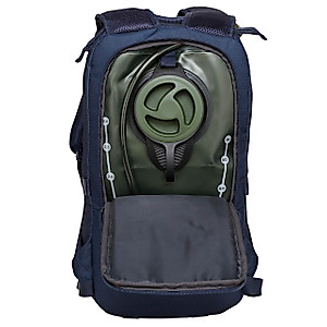 Fieldline Tactical Surge Hydration Pack with 2-Liter Reservoir, 22.2-Liter Storage, Navy Blue, Fieldline Hiking, Navy Blazer, 9.2 x 17.7 x 6.9 inches (WxHxD)