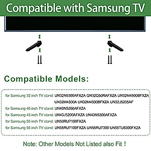 TV Stand Screws and Washers for Samsung TV Stand Screws Kit, for Samsung 32" 40" 43" 45" 50" 55" 60" 65" 70" 75" 80" 85" TV Legs Screws, TV Mount Screws for Samsung TV Stand Leg Screws