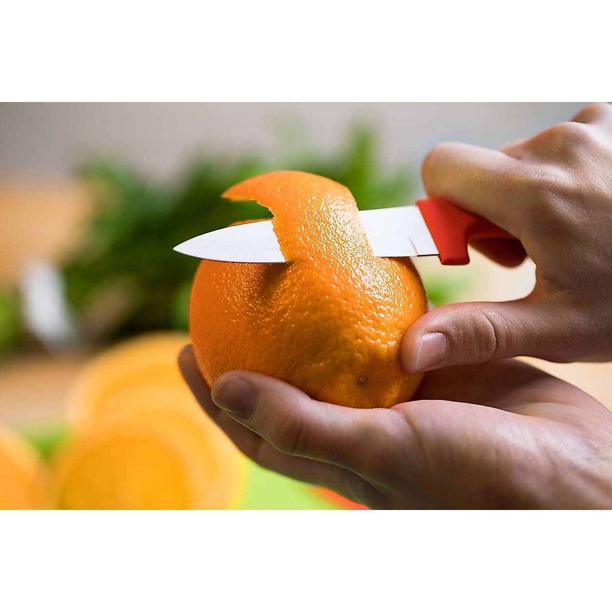 12 Pcs Steel Rainbow Kitchen Knife Set - Dishwasher Safe Knives with Sheath Covers - Sharp Multicolored Colorful Set For The Kitchen With Bread, Slicer, Santoku, Utility, Paring Knives