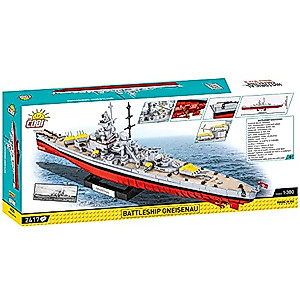 Cobi toys 2417 Pcs Hc WWII /4835/ Battleship Gneisenau
