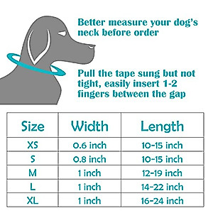 Reflective Personalized Dog Collar with Pet Name Phone Number Address for Small Medium Large Dogs Adjustable Size (XS S M L XL)