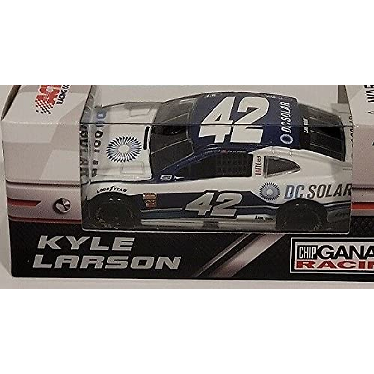 2018 Kyle Larson #42 Solar Action Racing Collectables Car 1:64 Scale Diecast Limited Edition...Car Measures 3" Long x 1 " Wide x 1" Tall