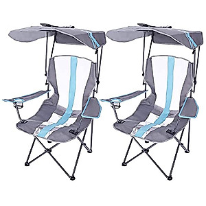 Robelle Premium Canopy Chair Royal Blue, 2-Pack