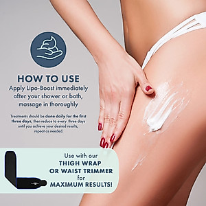 WeightLoss-Solutions Lipo-Boost Cellulite Cream with Caffeine is an Advanced Firming Lotion for Thighs and Butt, Stomach, Belly, Breasts, and Arms, to Smooth, Firm, Tone, and Tighten