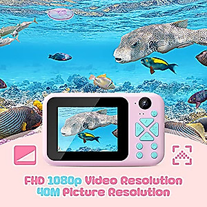 Digital Baby Camera for Kids Teens Boys Girls Adults 40MP 1080P Dual Lens MP3 Compact Mini Camera Kid Camera for Kids Student
