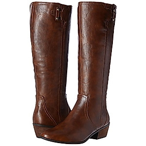 Dr. Scholl's Shoes womens Brilliance Riding Boot, Whiskey, 11 US
