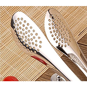 AMAOIS Kitchen Tools: Large Stainless Steel Small Round Hole, Grill clamp, Fried Sandwich, Vegetable Frying, Frying Steak, pan Flipped, Special Clamps