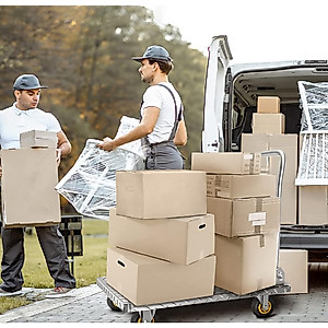 Folding Platform cart Dolly cart Push Cart Dolly Moving Platform (1500 LBS Small(27X19INCH))