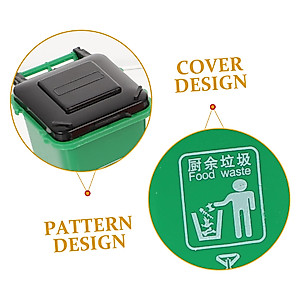 IMIKEYA 4pcs Mini Trash Can Simulation Trash Bin Kids Trash Can Toys Simulation Trash Cans Learning Toy Photo Prop Kids Toy Sorting Garbage Bin Teen Girl Kids Early Education