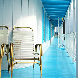 LukLoy 100ft Long Vinyl Straps for Patio Chairs Repair 2" Wide Patio Furniture Replacement Straps (White)