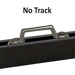 Pmsanzay Pack of 4 Kayak Track Mount Kayak Boat Bungee Deck Loop Tie Down Eyelet to Hold Your Bungee Cord or Ropes Strap Up to 1.3" for Kayak, Canoes and Boats Deck Rigging - No Drilling - No Track