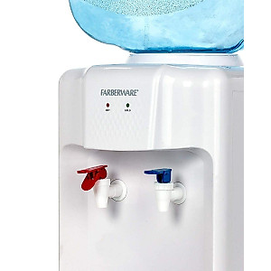 Farberware FW-WD211 Freestanding Hot and Cold Water Cooler Dispenser, Countertop White